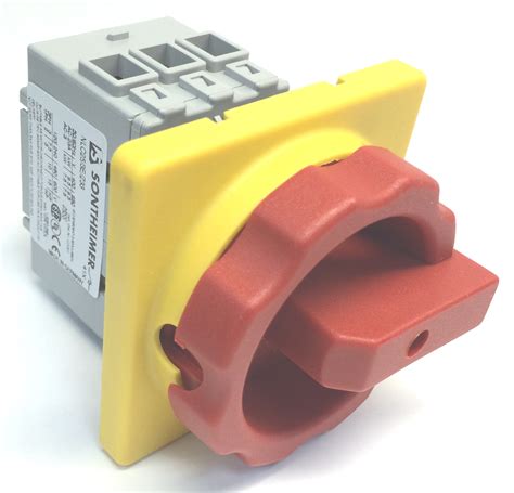 Door Mount Disconnect Switch 4 Hole Mounting 32a 3 Pole Itc