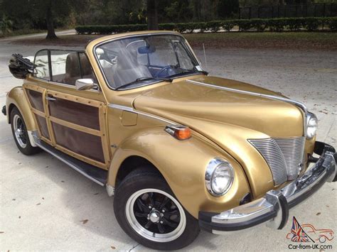 1974 Volkswagen Convertible 1940 Ford Look Wood Trim Disc Brakes New
