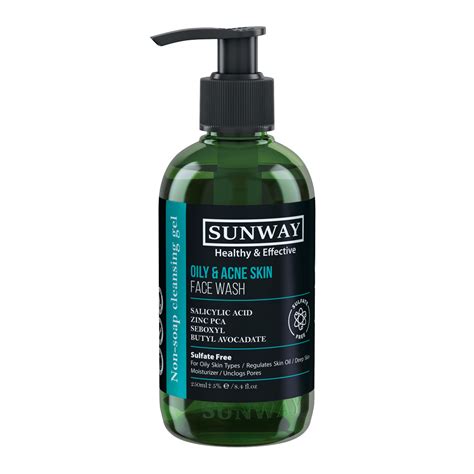 Sunway Face Wash Is Suitable For Oily And Acne Prone Skin
