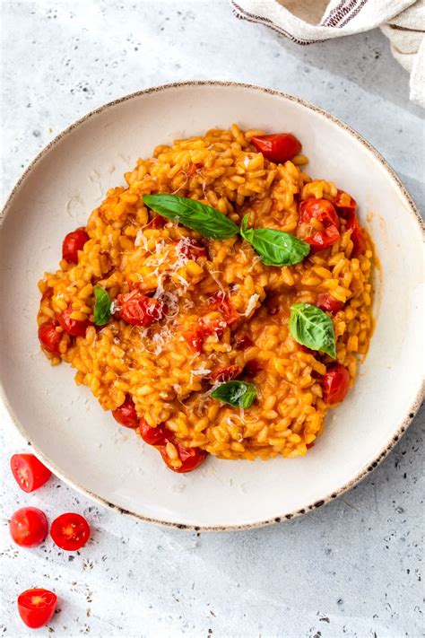 Tomato Risotto The Almond Eater