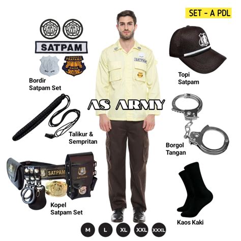 Jual Grosir Seragam Satpam Pdl Pdh Paket Lengkap Seragam Security