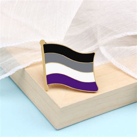 50 Styles Creative Lgbtq Enamel Pins Rainbow Flag Brooch Badges Pansexual Asexual Symbol Heart