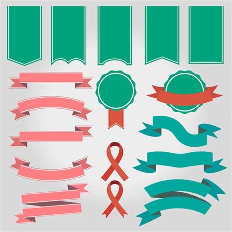 Premium Vector Ribbon Vector Template Collection