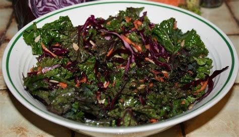 Salade De Chou Kale Mimi Végétale Ethnic Recipes Raw Vegan Seaweed Salad