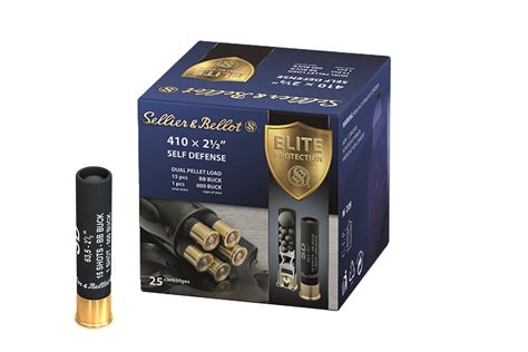Sellier And Bellot Sb410sda 410 Bore 2 12 Inch 15 Bb 000 Buckshot Self