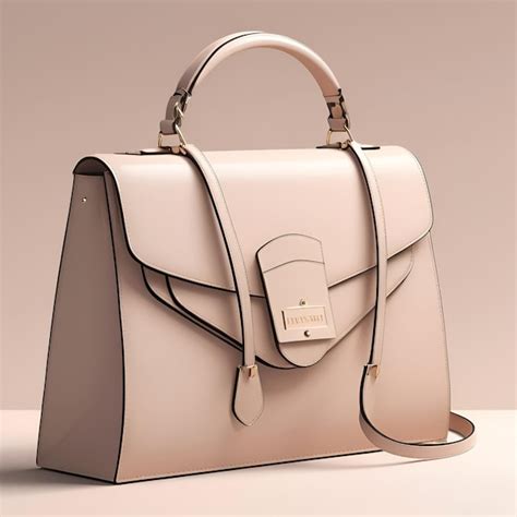 Luxury Handbag Mockup Premium Materials Elegant Design Brand Logo Space