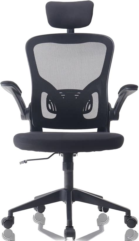 Mesh Office Chair Ergonomic Desk Chair 90° Flip Up Arms