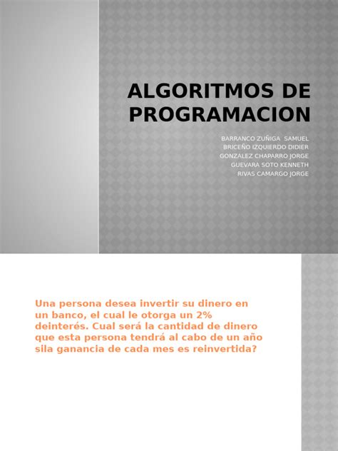 Algoritmos De Programacion Pdf