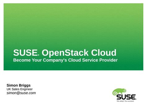 Suse Open Stack Cloud Ppt