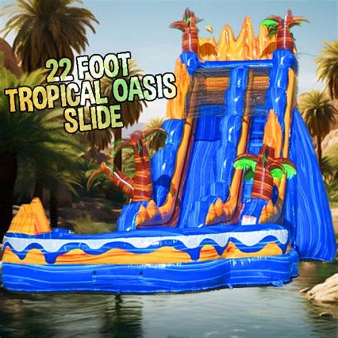 22 Tropical Oasis Slide Hopnslide Inflatables Ashland City Tn