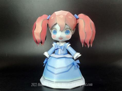 【作品分享】poppy Playtime Poppy 紙模型 Papercraft ペーパークラフト Bluewind3k的創作 巴哈姆特