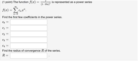 solved 1 point the function f x 6 is represented as a