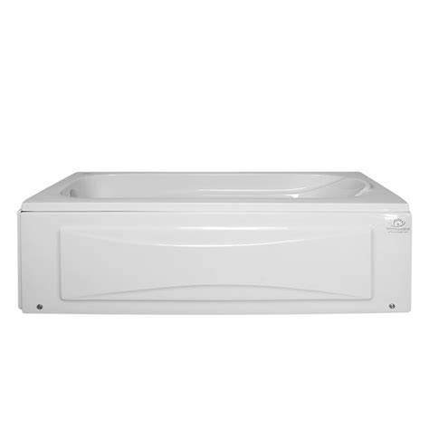 طلب مسبق بانيو ميلانو مقاس 150 × 70 سم بالجوانب والشاسية اللون أبيض من هاوسز