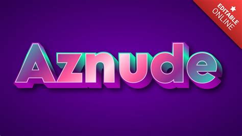 Aznude Metin Stili Efekt Oluşturucu
