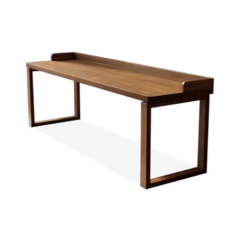 Furnire Lewi Brown Rectangle Solid Wood Desks Wayfair