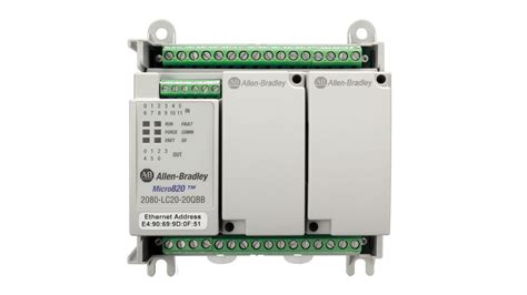 2080 Lc20 20qwb Allen Bradley Micro820 Series Plc Cpu For Use With