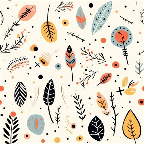 Premium Ai Image Seamless Textile Minimalistic Boho Texture Patterns For Fabric Digital Print