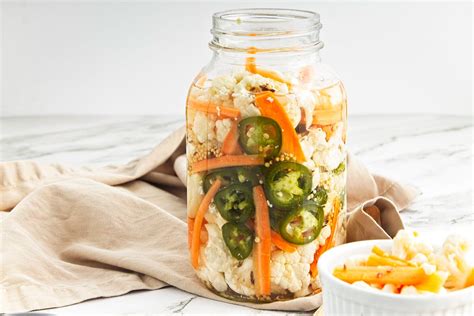 Easy Spicy Pickled Vegetables Love Food Nourish