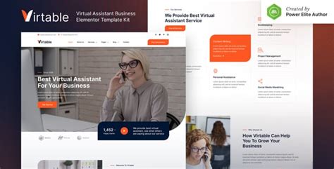 Virtual Assistant Website Templates Themeforest