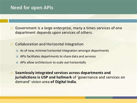 guidelines for implementation of open api policy