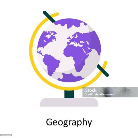 지리 벡터 플랫 아이콘 디자인 그림입니다 흰색 배경에 기호 Eps 10 파일 기후 묘사에 대한 스톡 벡터 아트 및 기타 이미지
