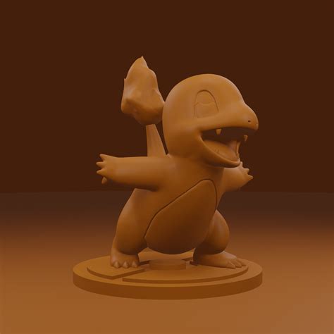 Stl File Pokemon No 004 Charmander 🐉 ・design To Download And 3d Print