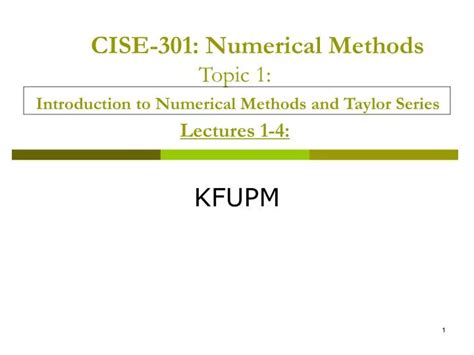 Ppt Kfupm Powerpoint Presentation Free Download Id2409284