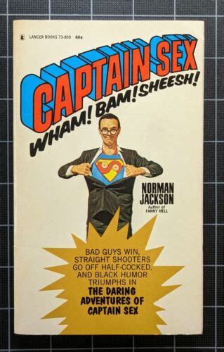 Captain Sex Norman Jackson 1968 Lancer Paperback Vintage Pulp Fiction Sleaze Ebay