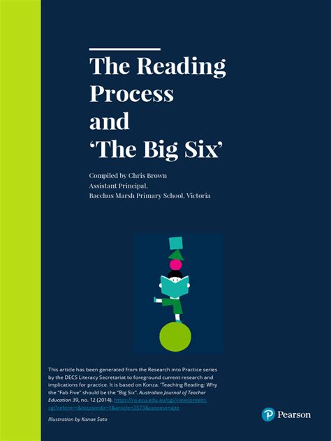 Understanding The Big Six In Reading Pdf Reading Comprehension