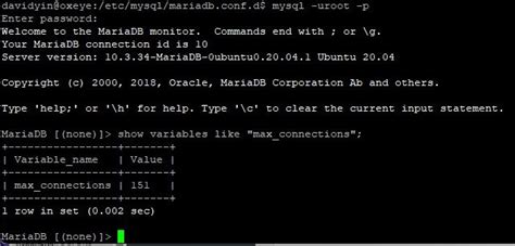 increase max connections in mysql david yin s blog