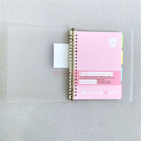 Jual Map Binder Notebook Antibacterial Sm7103 A5 B5 Binder Note Plus Loose Leaf Dan Divider