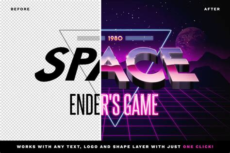 Synthwave Retro Text Effect Download Text Style Hyperpix