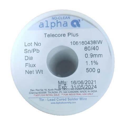 Composition 6040 Tinlead Alpha Solder Wire 6040 For Soldering At