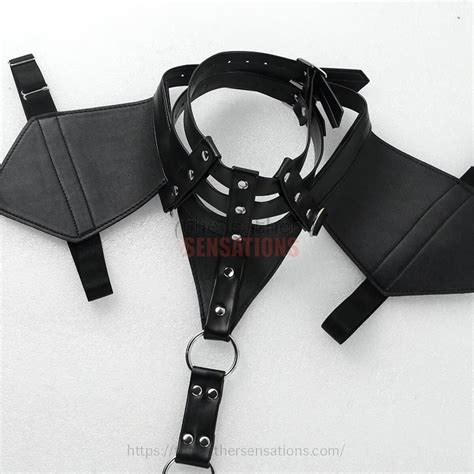 Leather Shoulder Harness For Bdsm And Body Wear Durable And Stylish