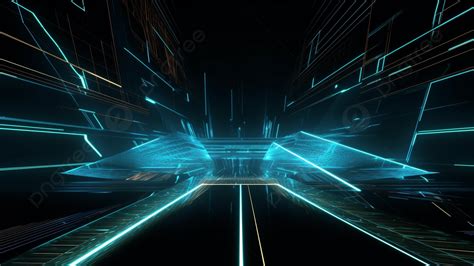 Sci Fi Future Illustration Background Science Fiction Future Blue