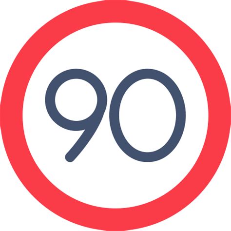 Speed Limit Free Signaling Icons