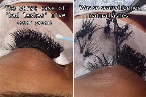 Beautician Brands Womens Lash Extension Fail ‘worst Ever After