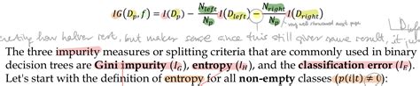 Decision Trees In Machine Learnings Impurity Measures Where Does