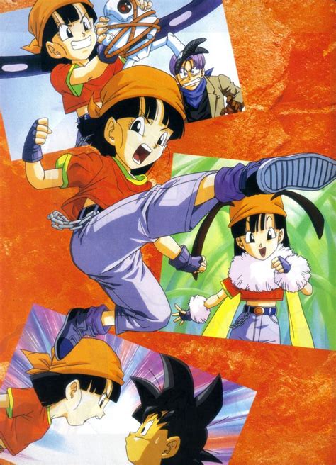 Pan Trunks Giru And Goku Dragon Ball Gt Personajes De Dragon Ball