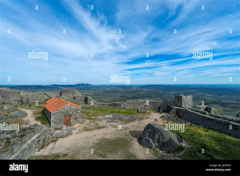 The Monsanto Castle Castelo De Monsanto In The Historic Village Of