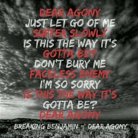 Breaking Benjamin Lyrics So Cold