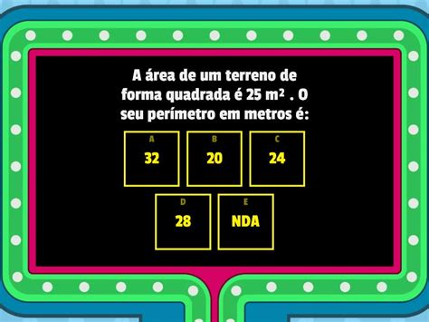 Prova Do 8 Ano Game Show De Tv