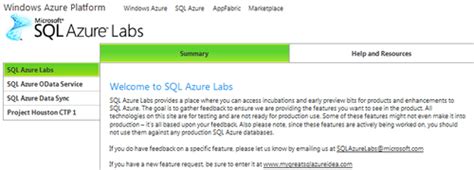 Synchronizing Sql Azure Microsoft Sql Azure Enterprise Application