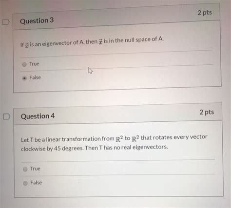 Solved Pts Question Which Of The Following Describes Chegg