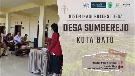 Diseminasi Potensi Desa Sumberejo Kota Batu Youtube