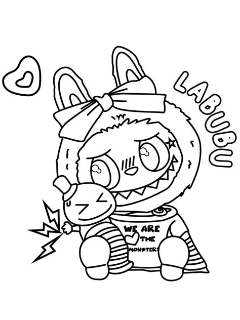 Zdarma Vytisknutelné Omalovánky Labubu Pro Děti 🎨