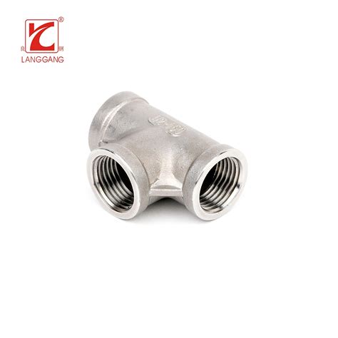 3 4 Full Types Casting Stainless Steel Tees For Pipe Fitting Connector