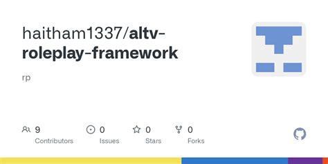 GitHub Haitham Altv Roleplay Framework Rp