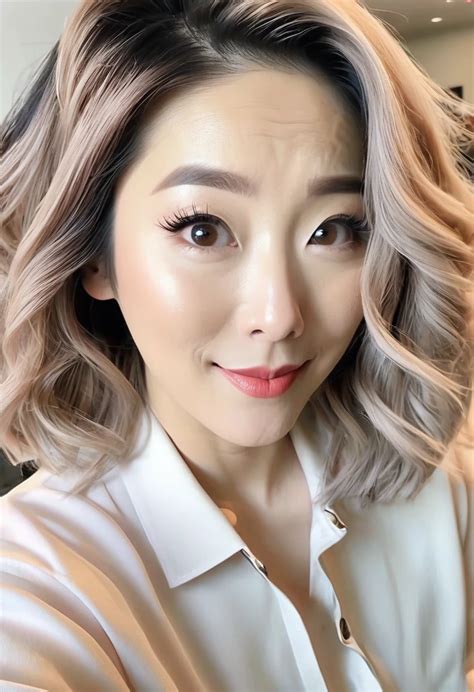 Korean Female Comedian Maple Oh Is Giving Off Notice Me Senpai Seaart Ai