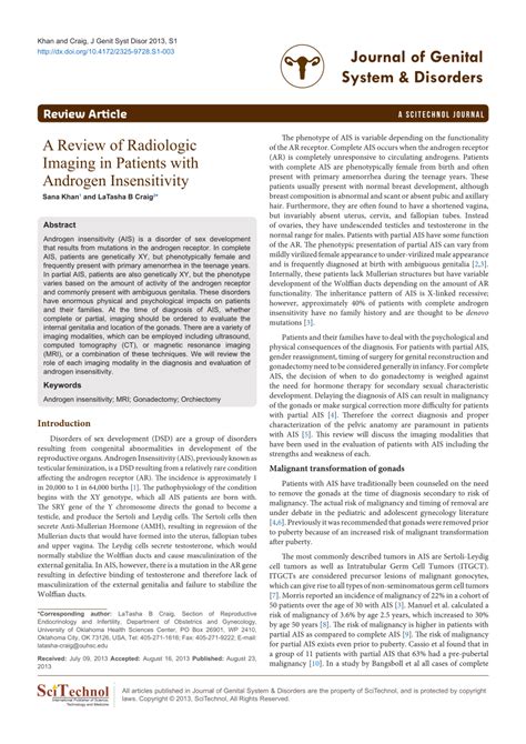 Pdf A Review Of Radiologic Imaging In Patients With Androgen